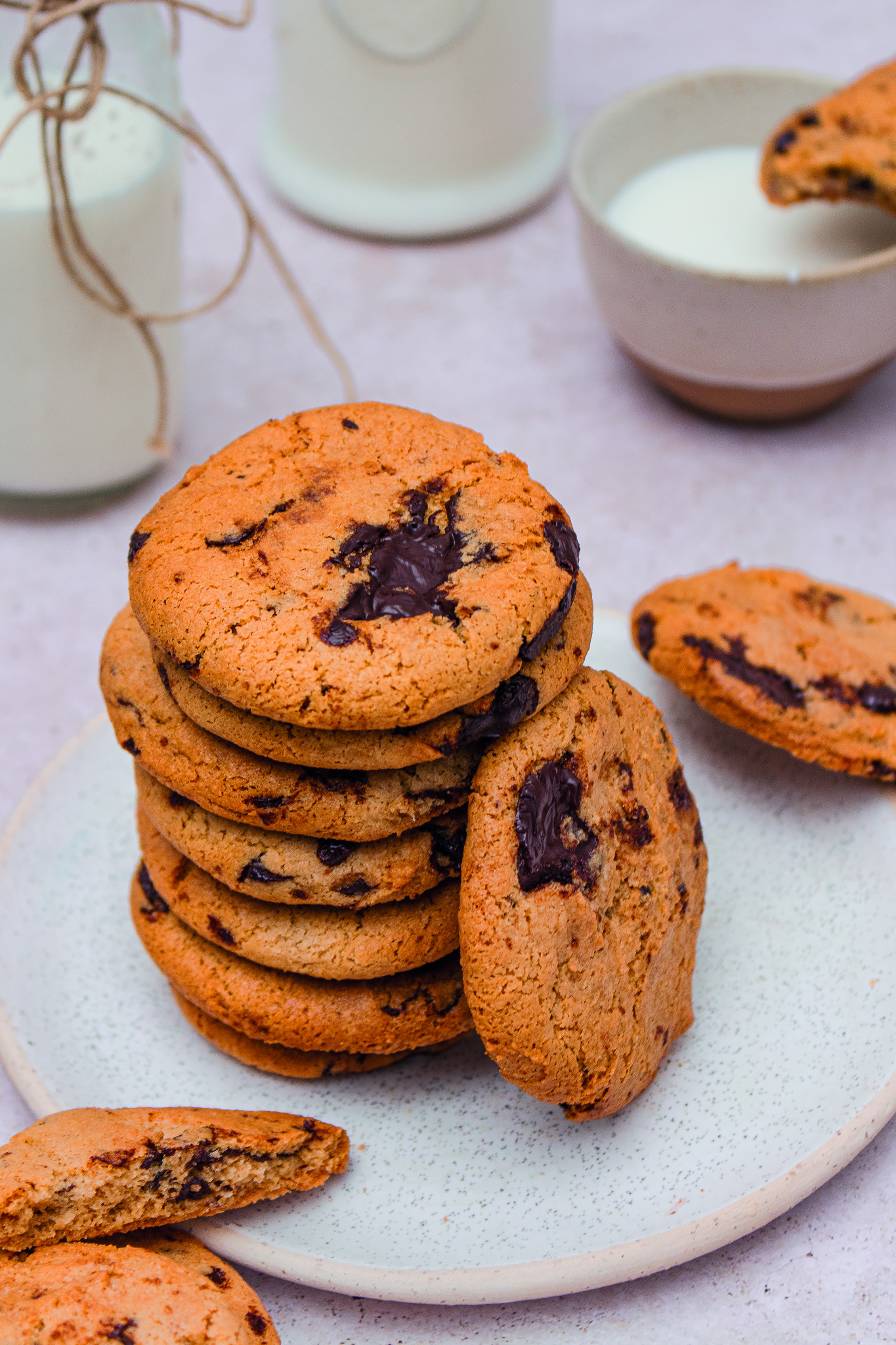 Τραγανά μπισκότα με ταχίνι και σοκολάτα, χωρίς γλουτένη | Vita.gr