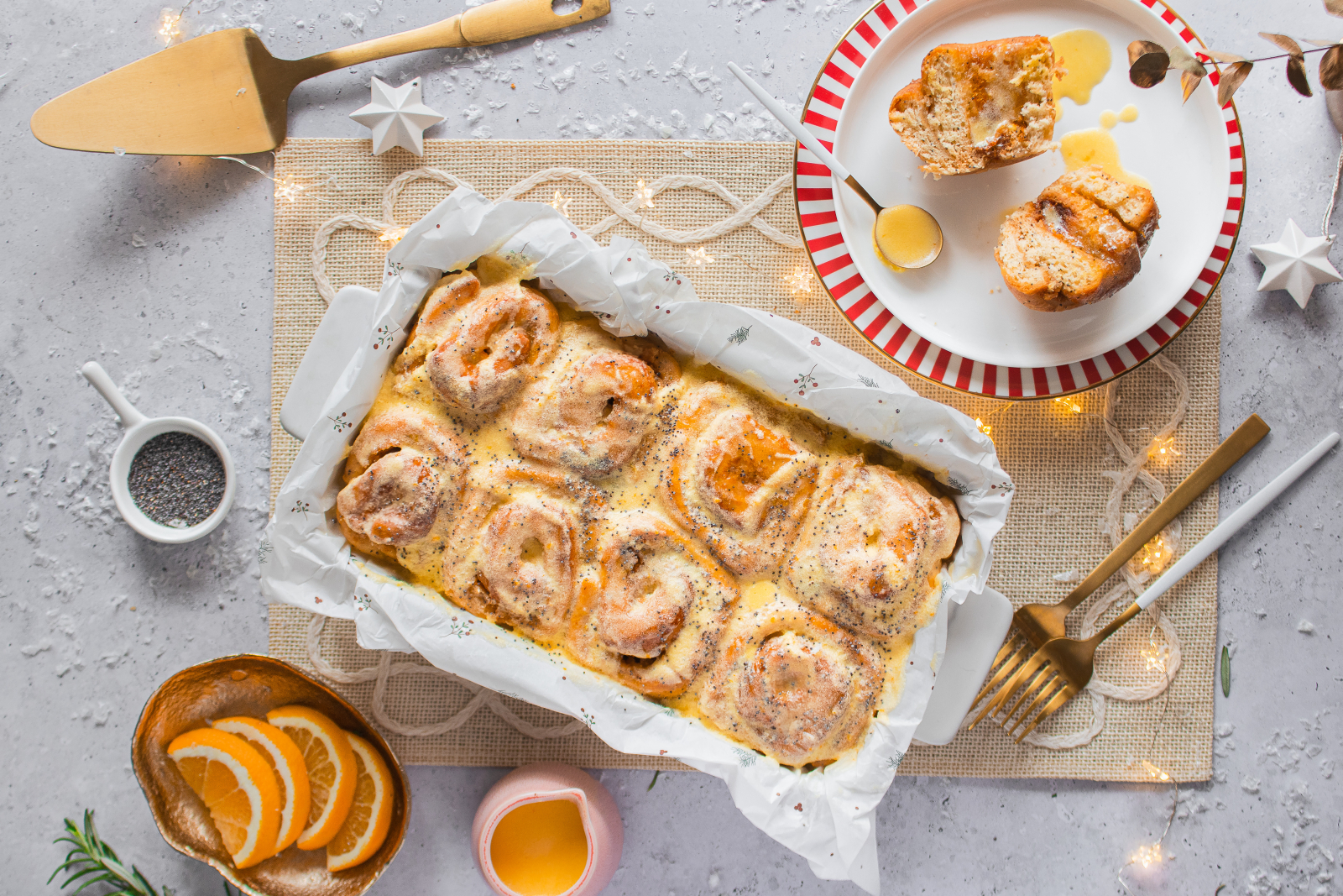 Ρολά κανέλας με γλάσο πορτοκαλιού | Vita.gr